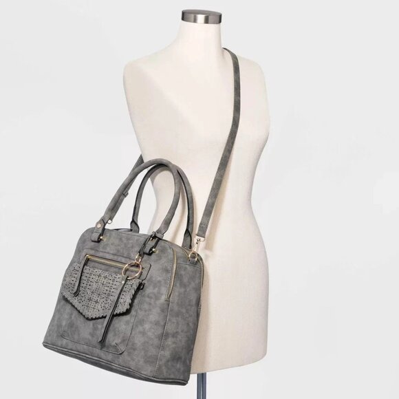 VR NYC | Bags | Vr Nyc Zip Closure Mosaic Design Laser Cut Large ...